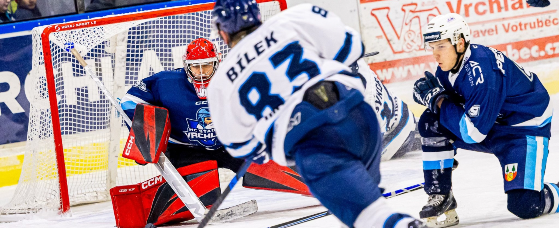 Z Vrchlabí vezeme tři body, historickou výhru trefil Víťa Bílek ...